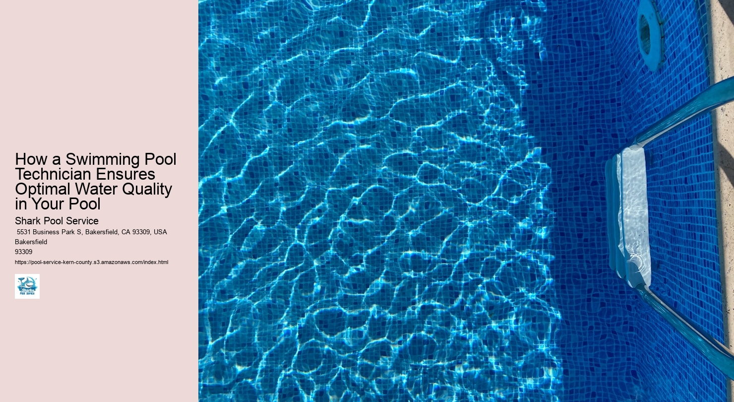 How a Swimming Pool Technician Ensures Optimal Water Quality in Your Pool